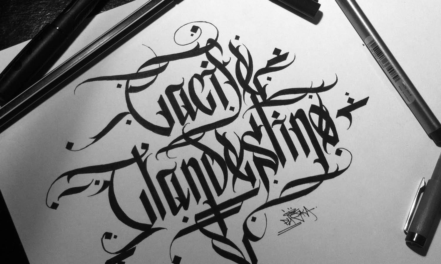 Types of Calligraphy Pens That Artists Should Know