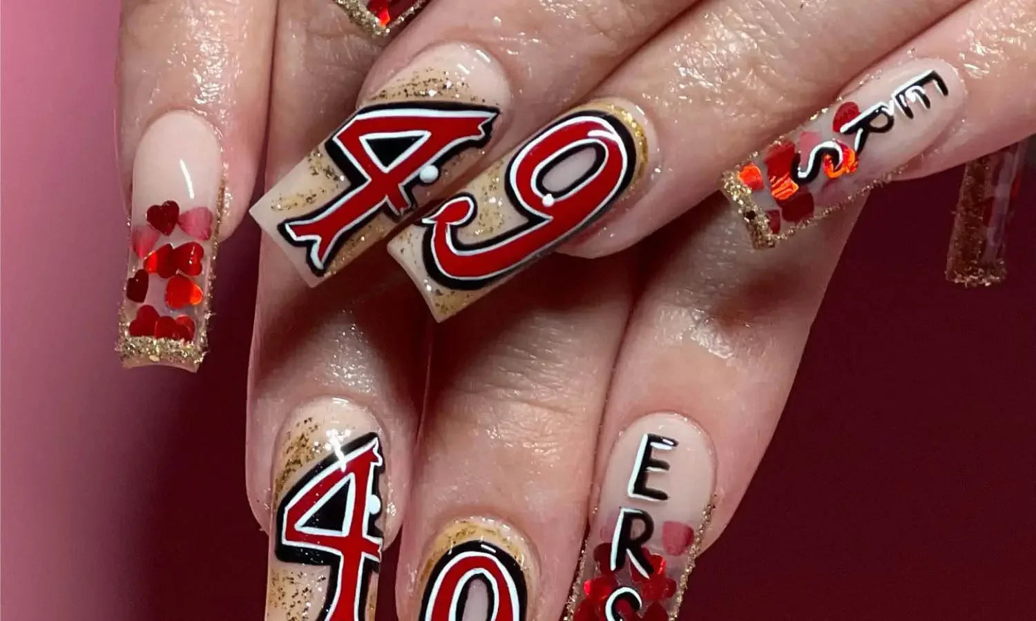 30 Best 49ers Nail Design Ideas You Should Check
