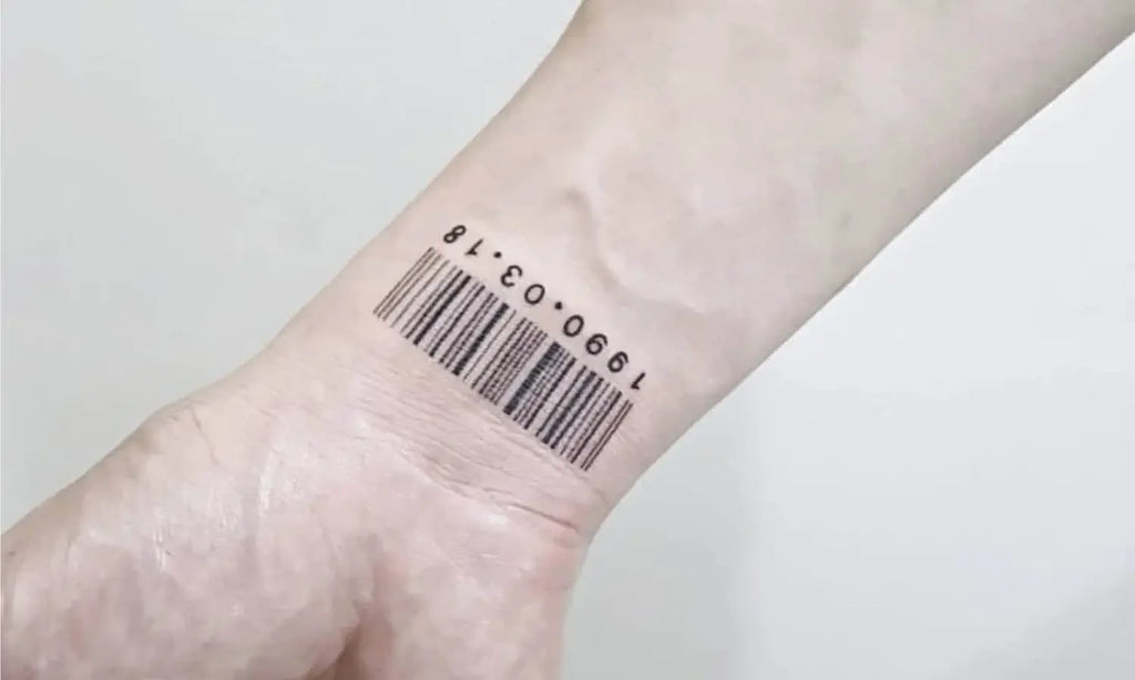 Barcode Tattoo Scannable Barcode Tattoo | NERD HURDLES PODCAST