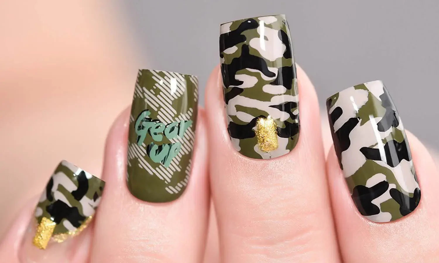 Military Nail Ideas Amazon.com: Military Air Force MOM Ribbon Nail Art