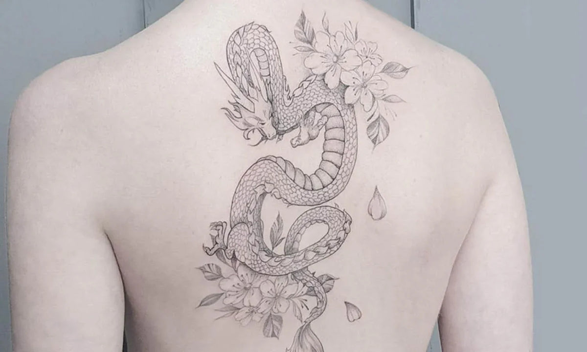 how to draw dragon tattoos