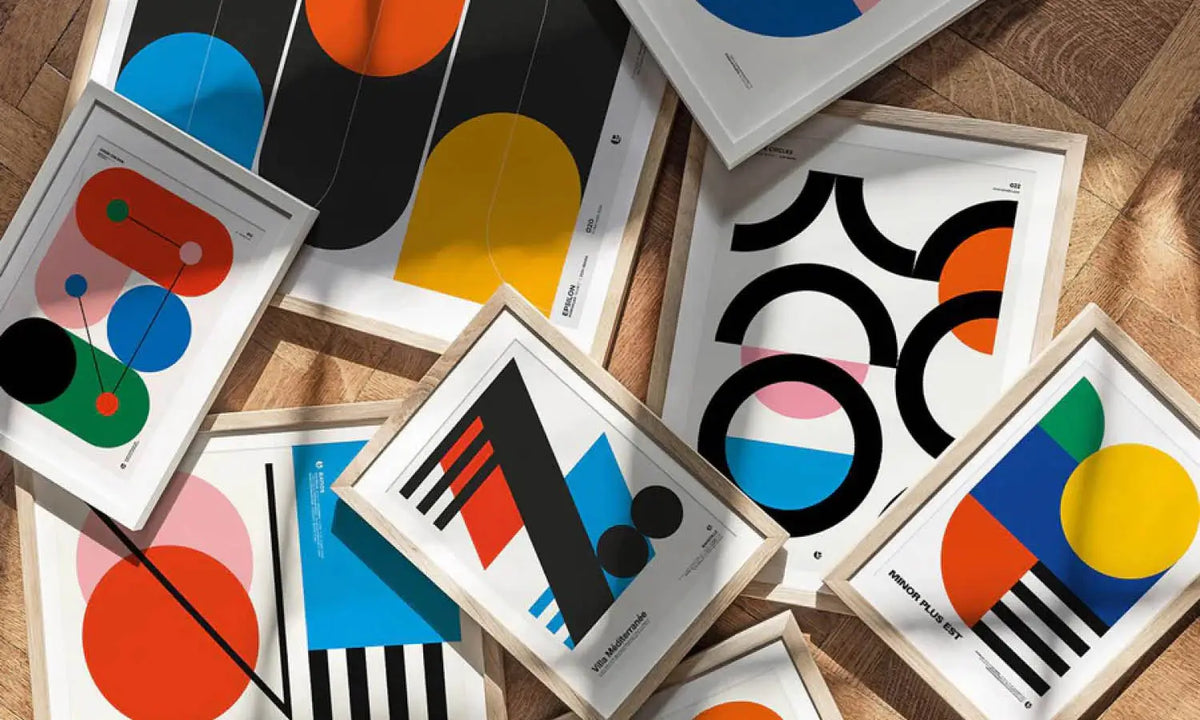 how to make a colourful poster