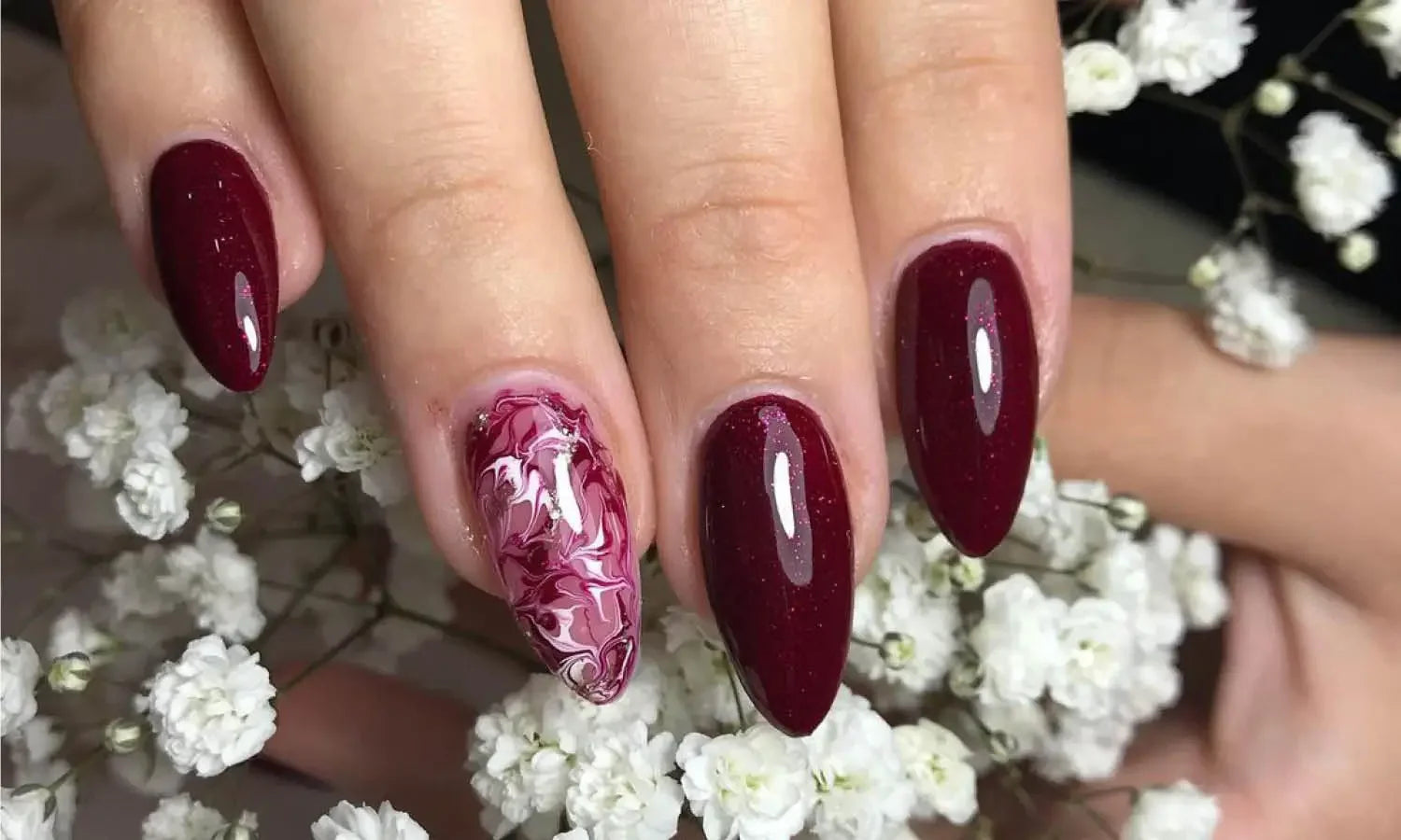 30 Best Dark Red Nail Design Ideas You Should Check