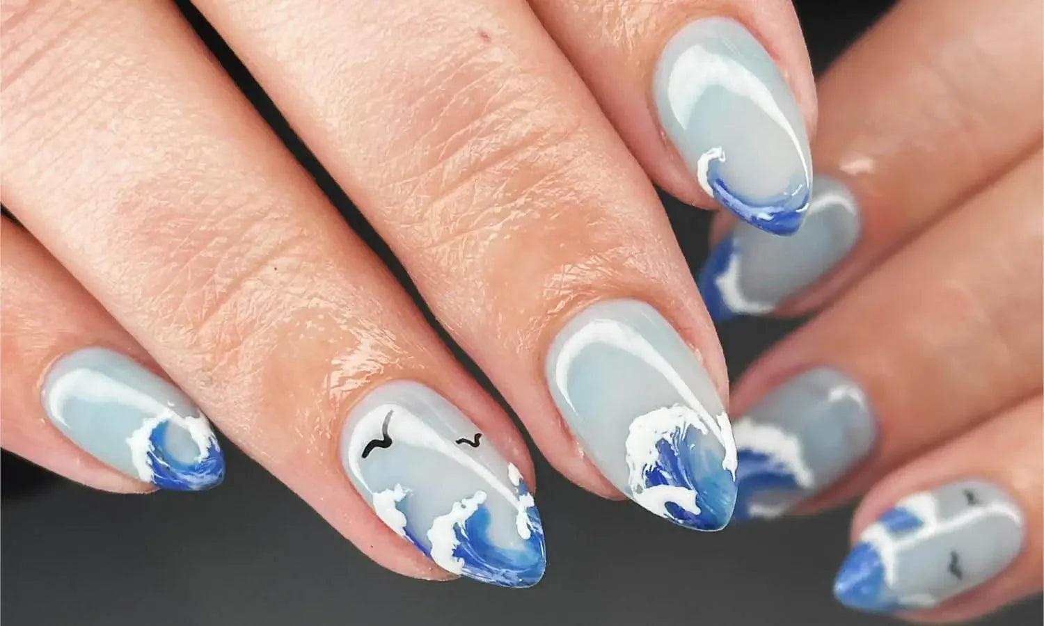 30 Best Wave Nail Design Ideas You Should Check
