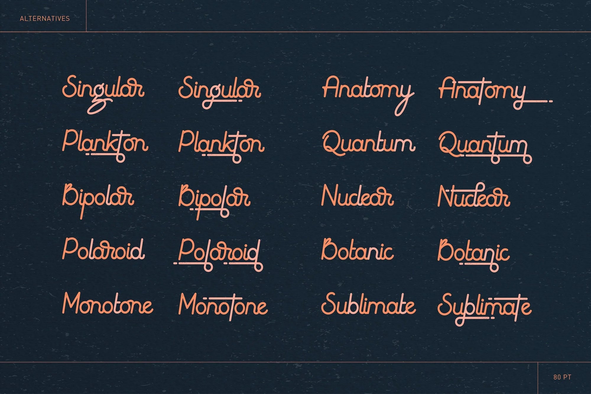 Hypologic - Modern Monoline Script Font